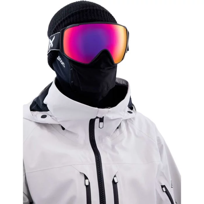 De #1 Anon M4S Black Perceive Sunny Red Goggle - Snowboards.nl